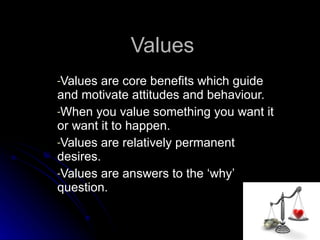 Your Values And Career | PPT