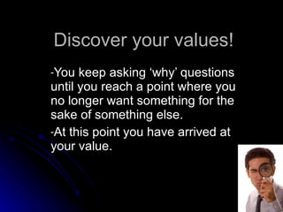 Your Values And Career | PPT