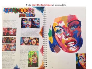 Your visual journal - for Visual Art (Gr. 10 -12) | PPTX