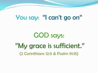 You say vs. God says | PPSX