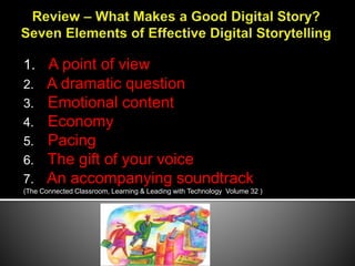 DIGITAL STORYTELLING USING DIGITAL TECHNOLOGY | PPTX
