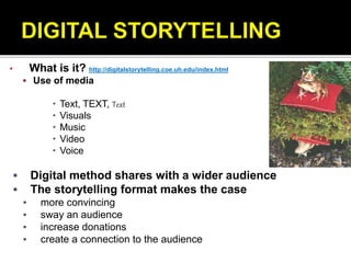 DIGITAL STORYTELLING USING DIGITAL TECHNOLOGY | PPTX