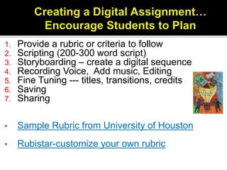 DIGITAL STORYTELLING USING DIGITAL TECHNOLOGY | PPTX