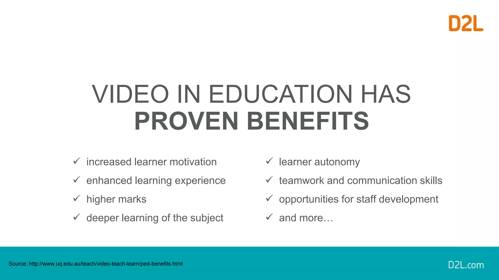 YouSeeU and D2L - Virtual Classroom and Video Assignments | PPTX