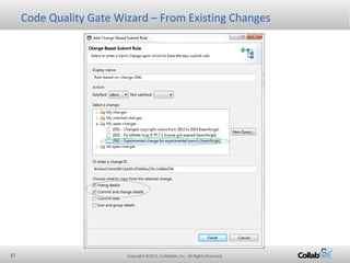 You shall not pass - Control your code quality gates with a wizard. | PPT