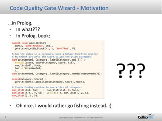 You shall not pass - Control your code quality gates with a wizard. | PPT