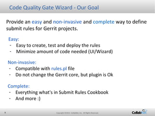 You shall not pass - Control your code quality gates with a wizard. | PPT
