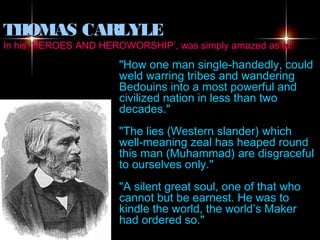 You should know this man--Prophet Muhammad (S) | PPT
