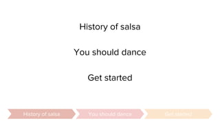You should salsa dance! | PDF