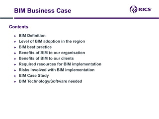 Salah Yousif, module 1, introduction to bim and the business case of ...