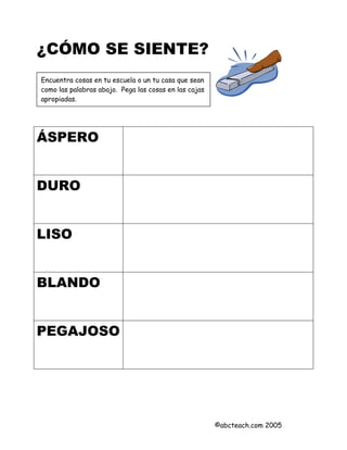 Yo uso mis sentidos | PDF