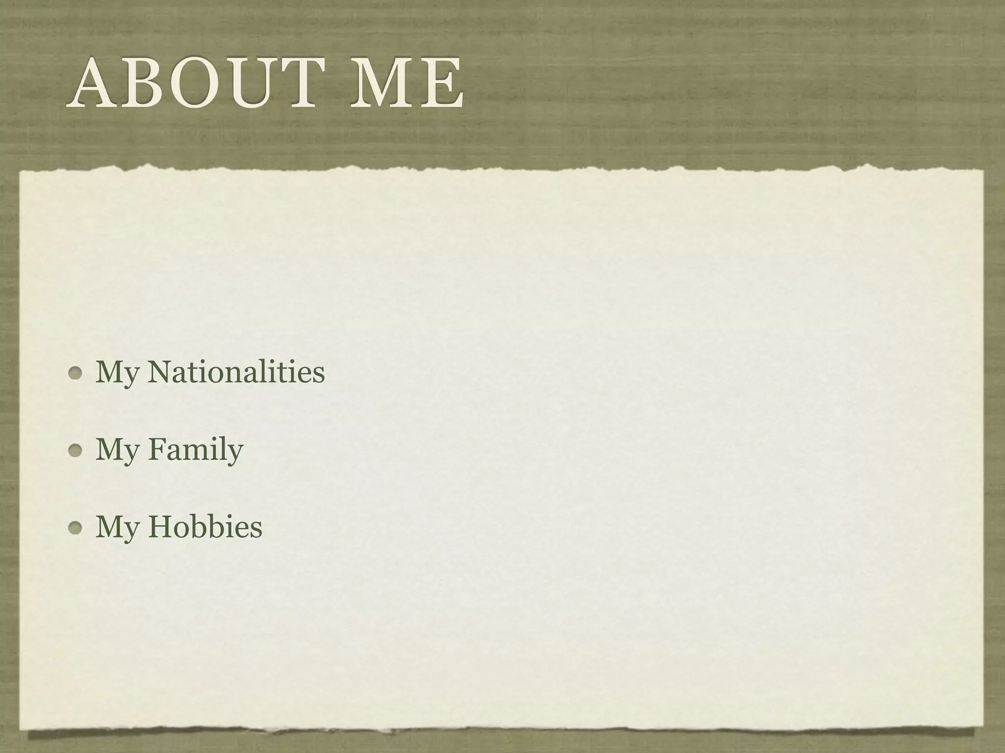 Visual Aids Speech | KEY