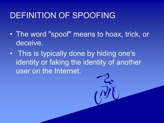 Spoofing | PPTX
