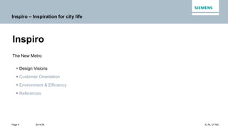 Inspiro – Inspiration for city lifeinnotrans | PDF