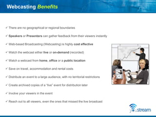 Youstream Webcast Service | PPT
