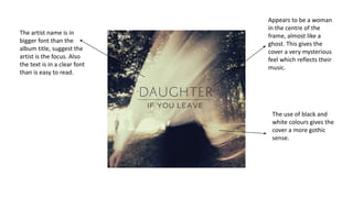 Daughter If You Leave Album Cover