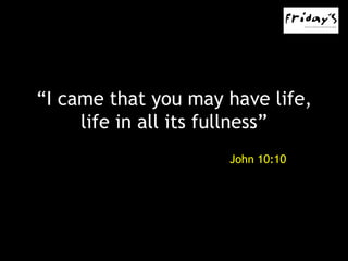 Youth Club 09012008 The Folly Of God | PPT