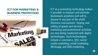 Youth, ICT and Enterprise Development | PPT