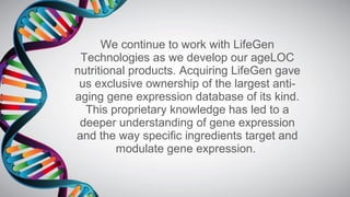 ageLOC Youth - The Science | PPT