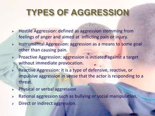 Youth and aggression | PPTX