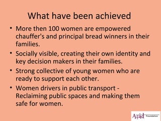 Youth and inclusive citizen workshop, Azad Foundation | PPT