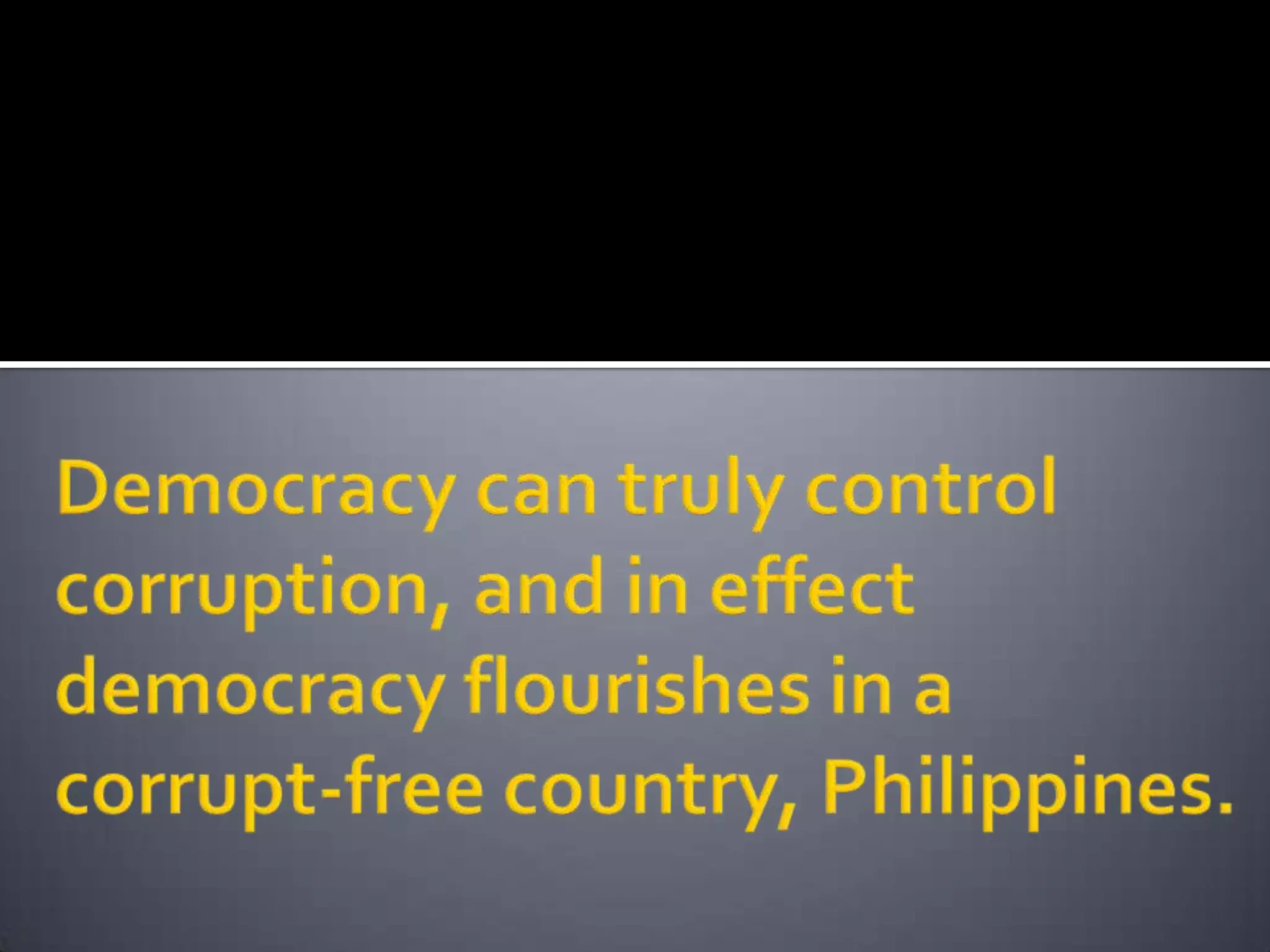 Youth and the anti corruption movement in the philippines | PPT