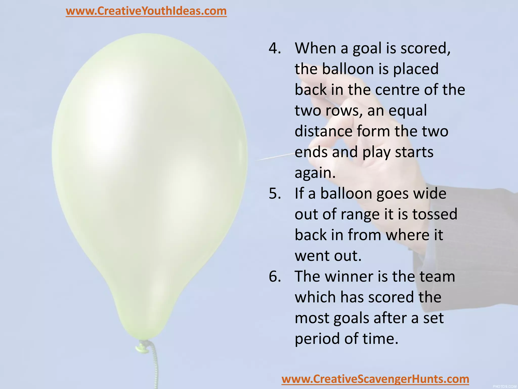 Youth Camp Christian - Balloon Gauntlet | PPTX