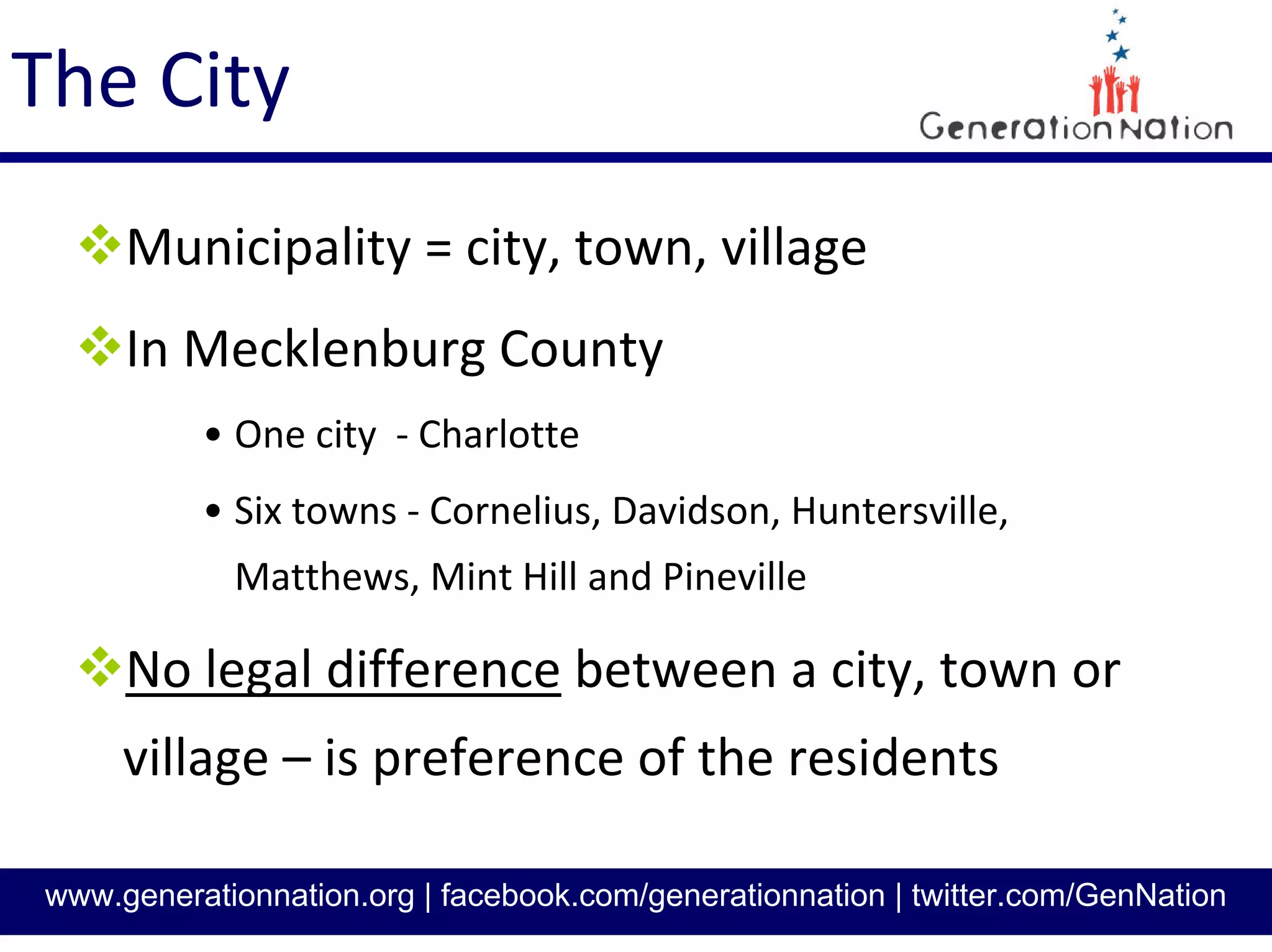 City of Charlotte Government | PPT