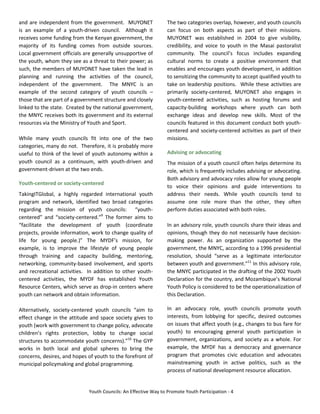 Youth councils an effective way to promote youth participation | PDF