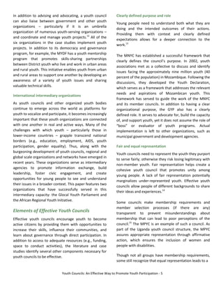 Youth councils an effective way to promote youth participation | PDF