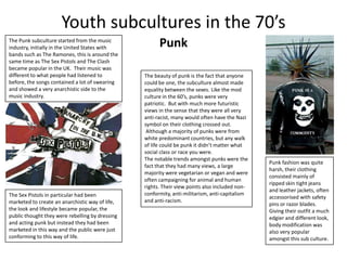 Youth culture | PPTX