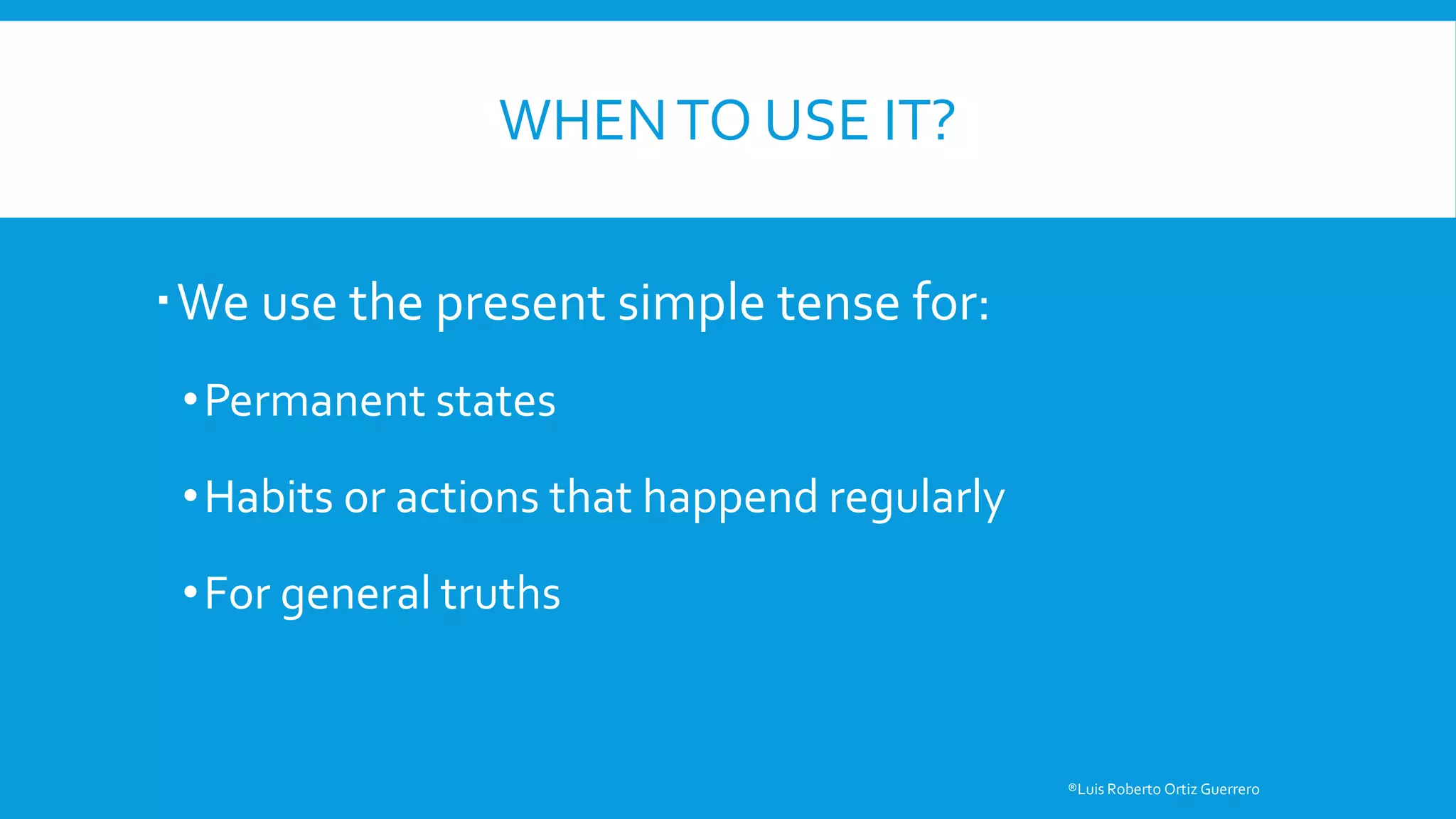 Present Simple vs. Present Progressive | PPT