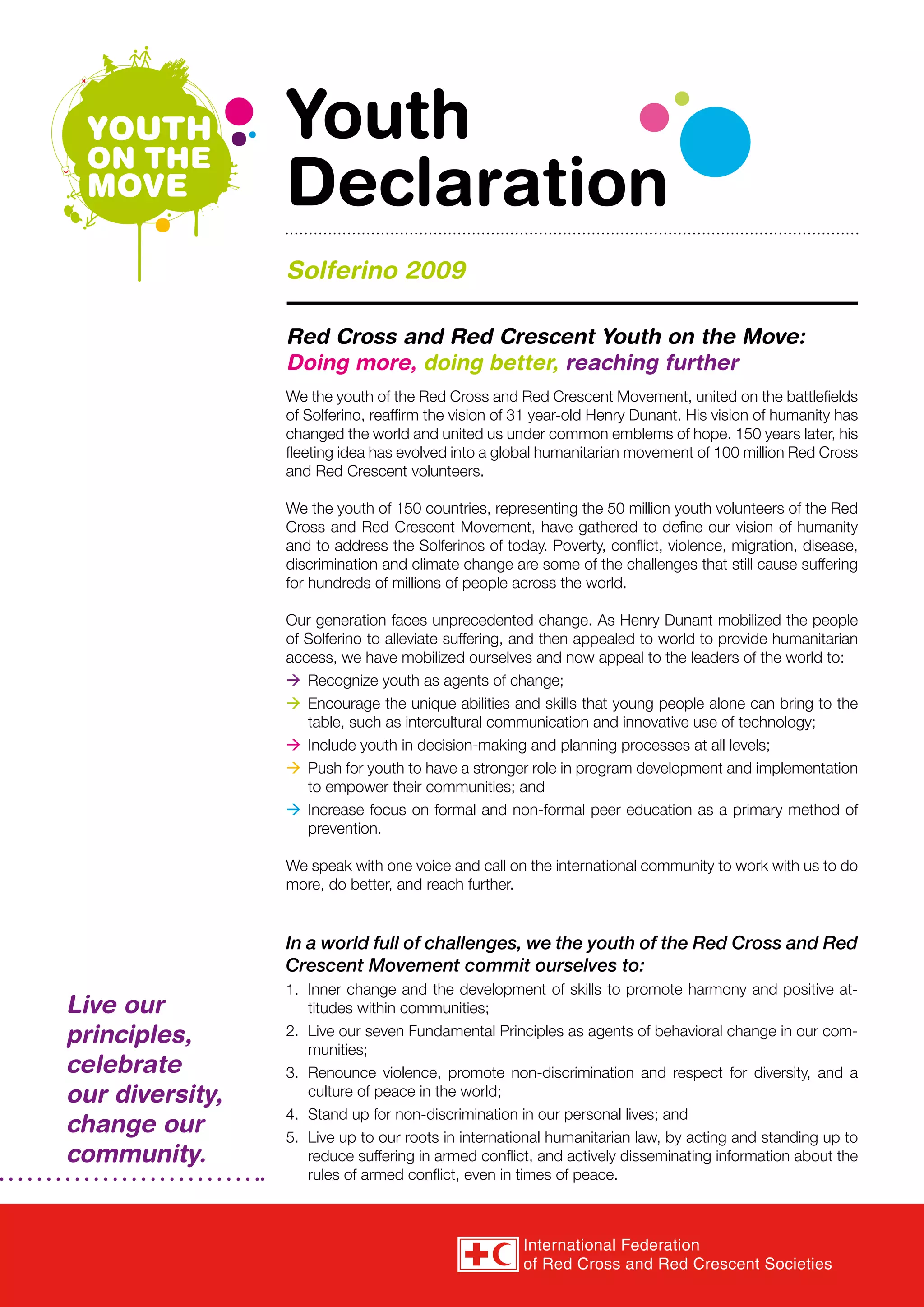 Youth declaration english | PDF