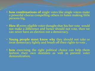 Youth & Democracy Mr. Bhagaban Prakash.ppt