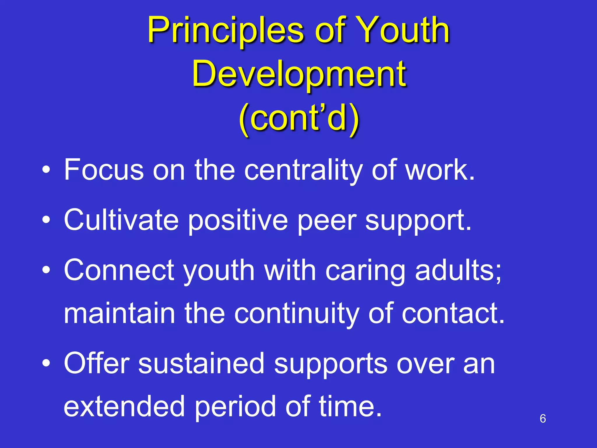Youth development | PPTX