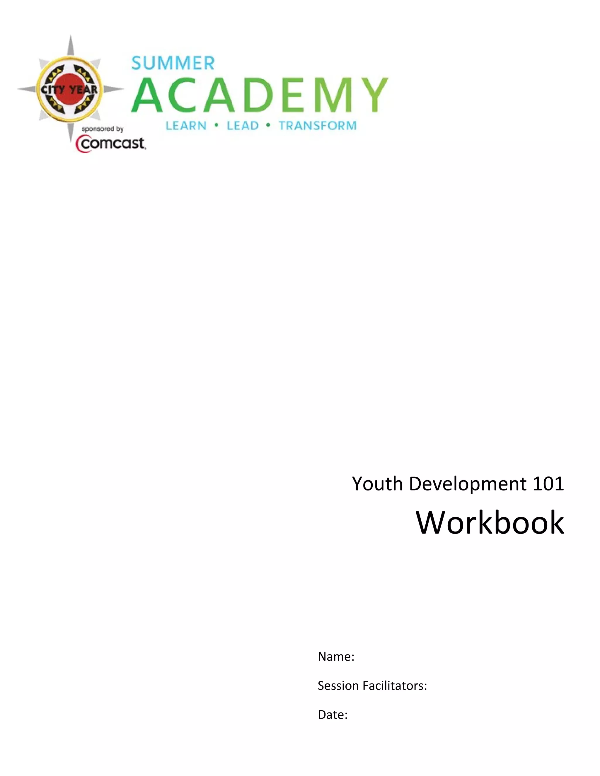Youth development workbook | DOC