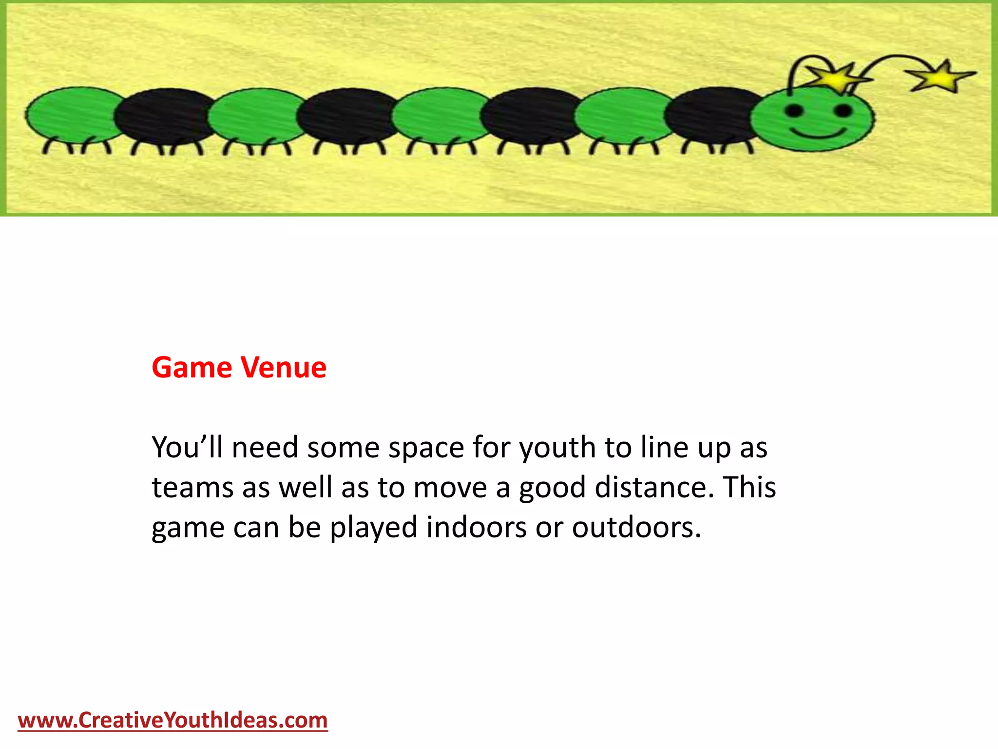 Youth Devotional - Caterpillar Race | PPT