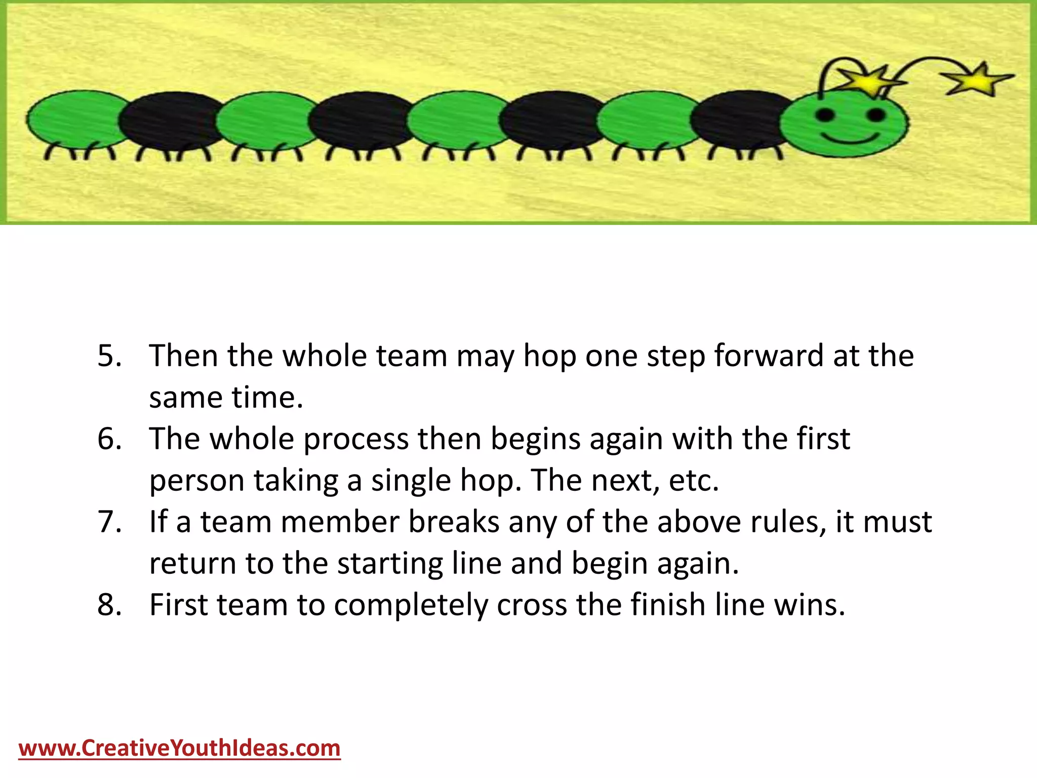 Youth Devotional - Caterpillar Race | PPT