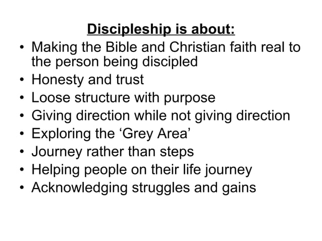 Christian Youth Discipleship | PPT | Christianity | Religion & Spirituality