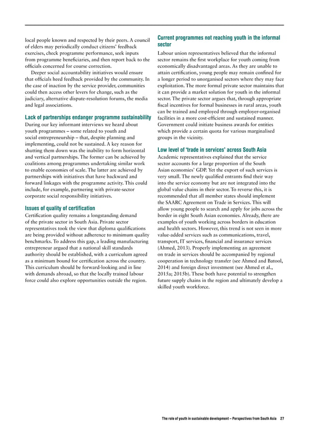 Youth employment & sustainable development | PDF