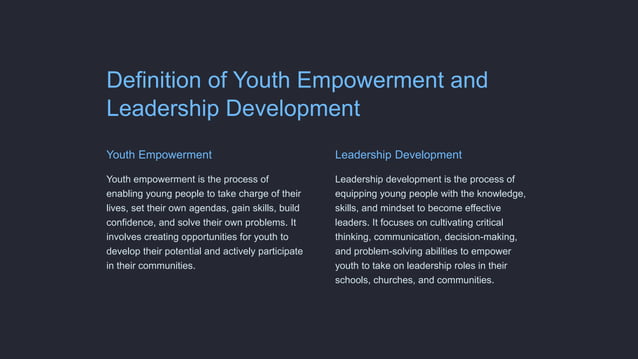 Youth Empowerment and Leadership Development in church and community.pptx