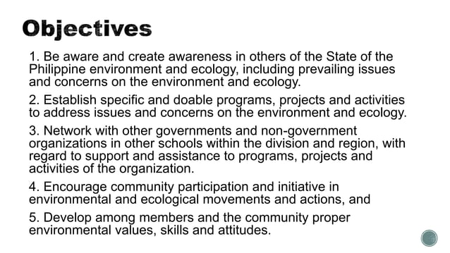 Youth for Environment in Schools Organization (YES-O.pptx