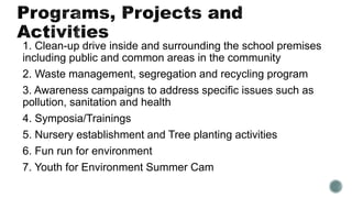 Youth for Environment in Schools Organization (YES-O.pptx