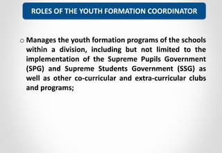 Youth Formation Division: An Orientation | PDF