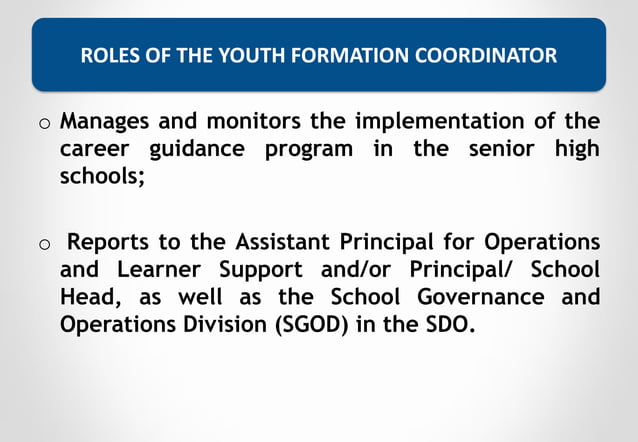 Youth Formation Division: An Orientation | PDF