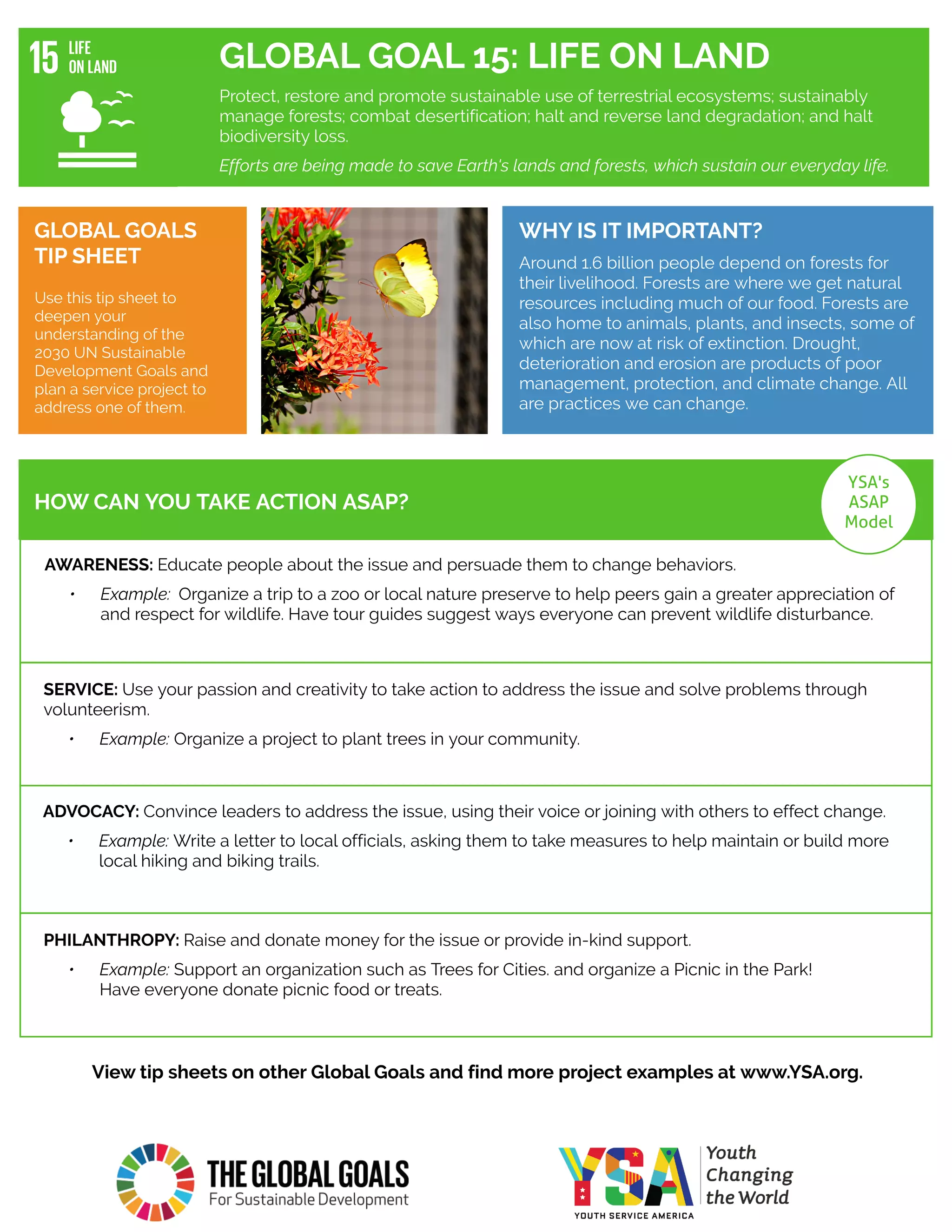 YSA's Youth Guide to the Global Goals | PDF