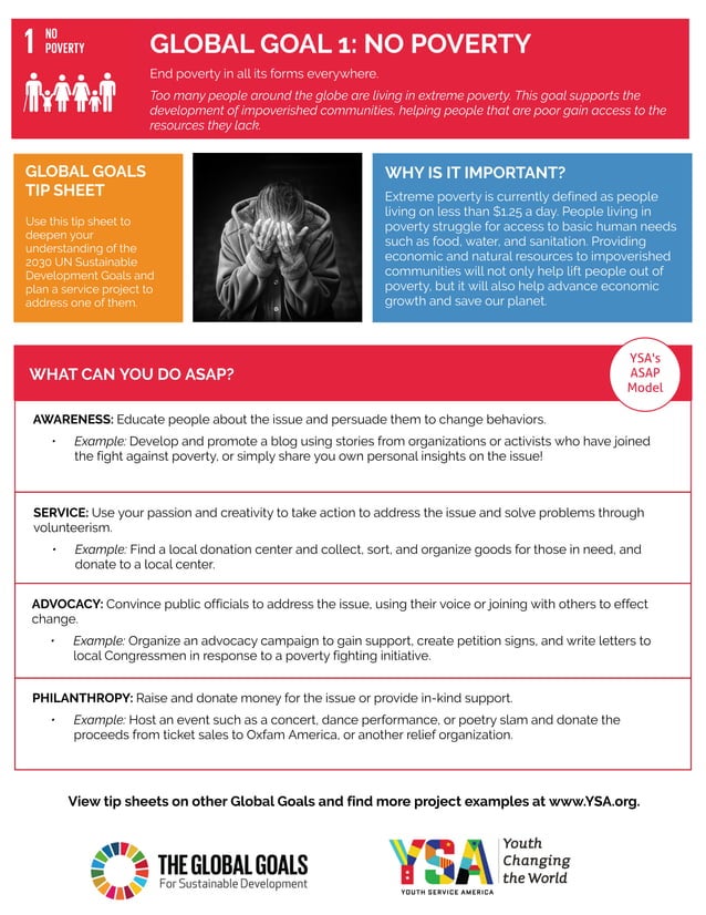 YSA's Youth Guide to the Global Goals | PDF