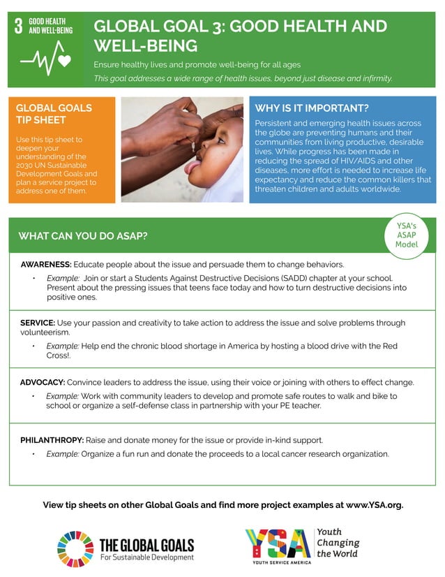 YSA's Youth Guide to the Global Goals | PDF