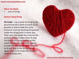 Youth Ideas - String Connections | PPTX