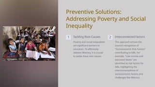YOUTH ILLITERACY IN INDIA and how to solve issues | PPTX